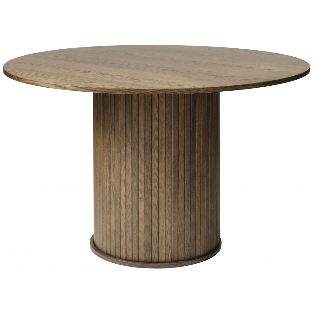 Table ronde Mood en noyer - Ø120 cm - €569.99 - Trendrum.fr